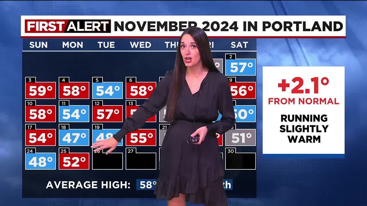 FOX 12 Oregon Monday evening weather forecast for Portland (11/25 ...