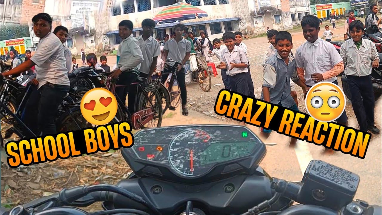 SCHOOL BOYS CRAZY REACTION 👀 I Showed My College In This Video 🏫 # ...