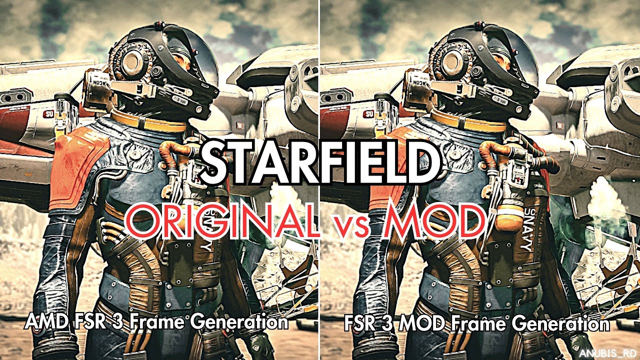 Starfield AMD FSR 3 Frame Generation vs FSR 3 Mod Frame Generation ...