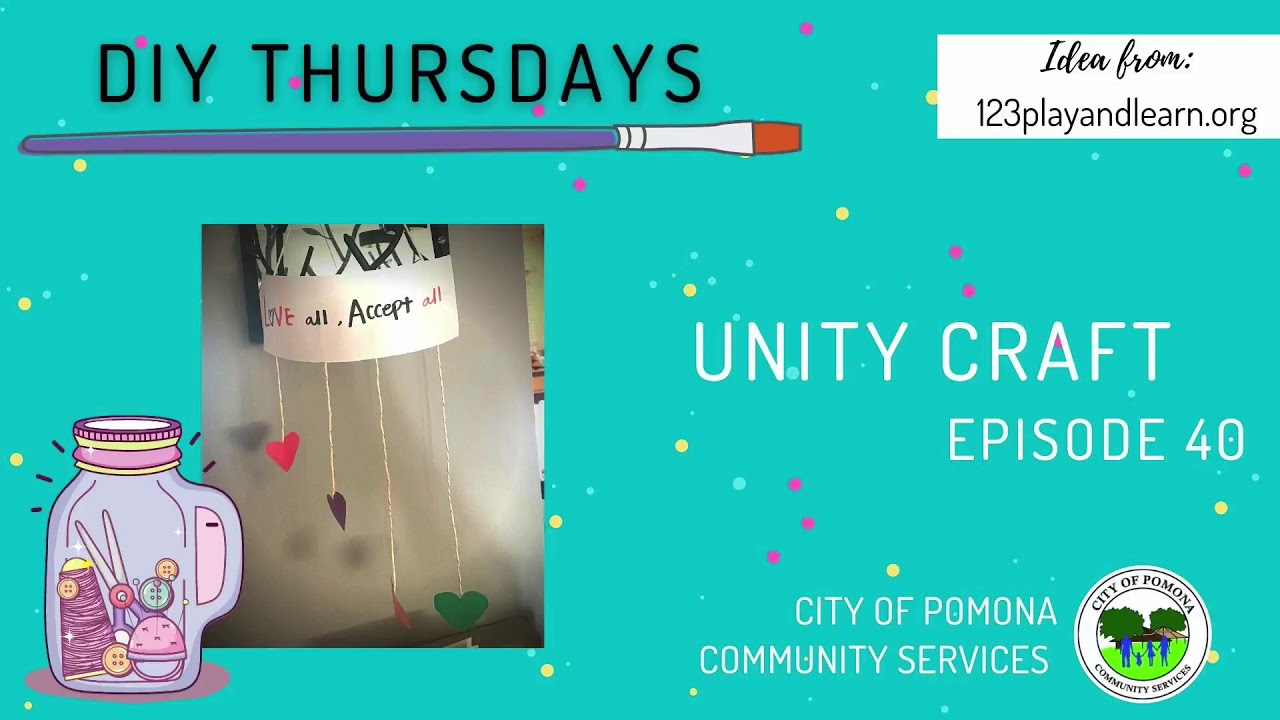 Pomona Rec DIY Thursdays - Ep 40 Unity Craft - YouTube