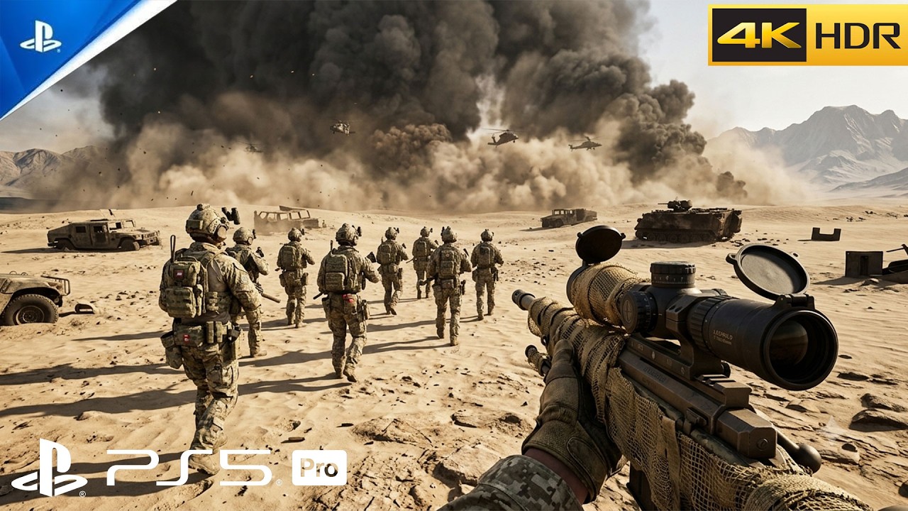 STRIKING THE KUWAIT-IRAQ BORDER | Ultra Realistic Gameplay [4K60FPS ...