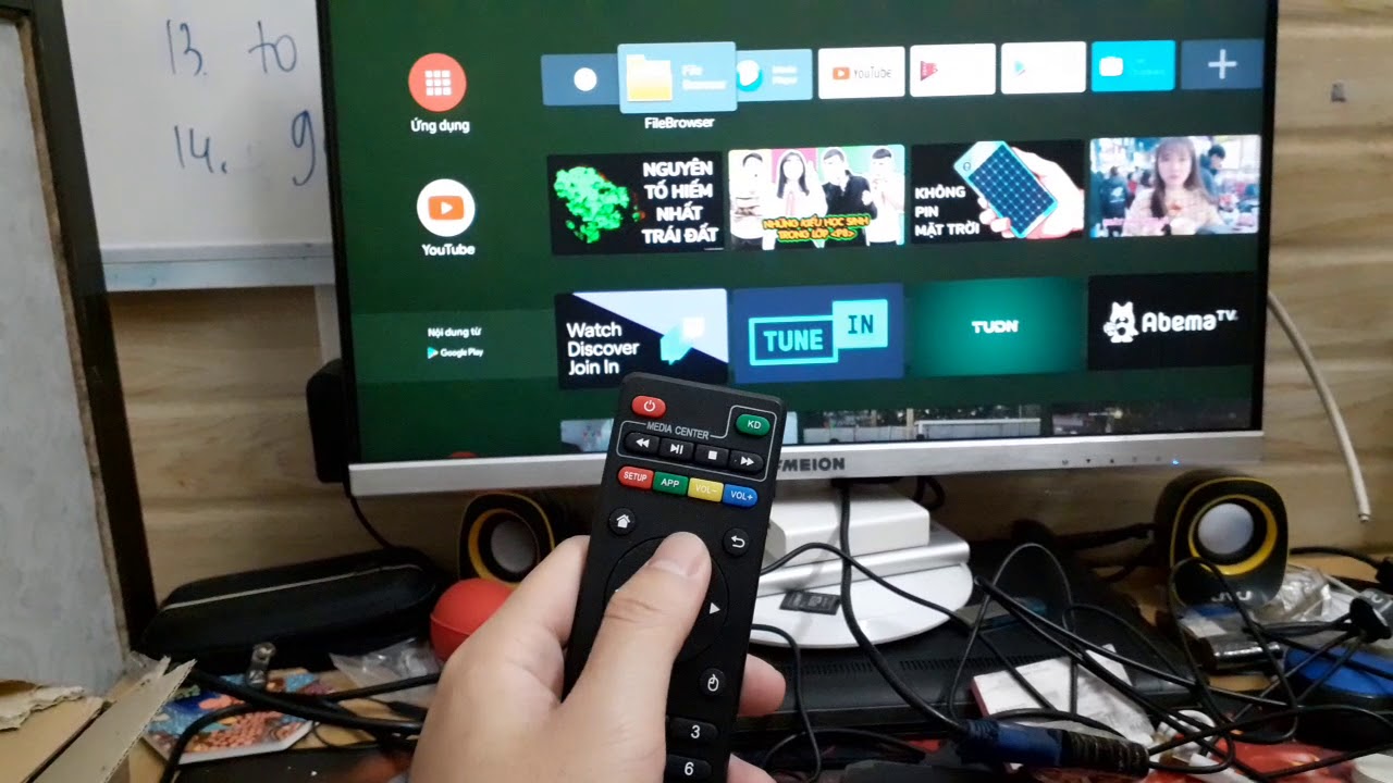 Test with remote x96 mini - YouTube