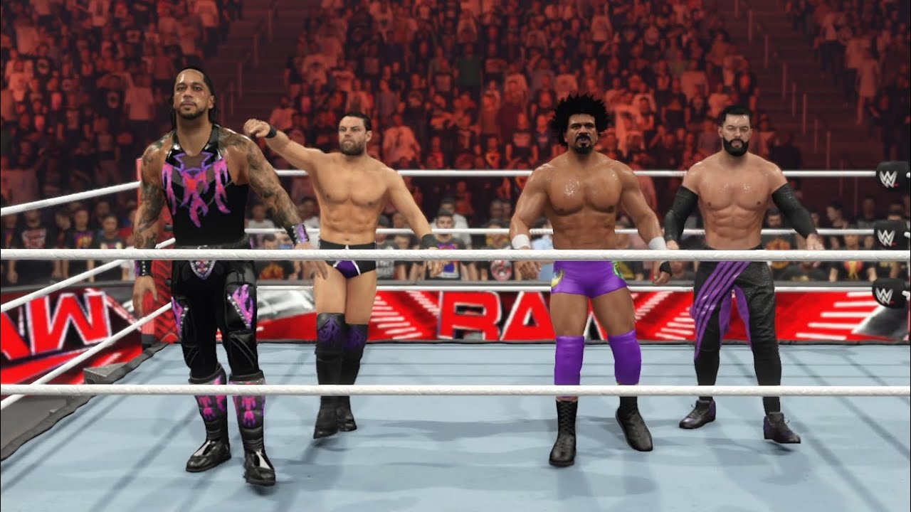 WWE 2K24 The Judgement Day & Carlito vs. LWO & Andrade Raw - YouTube