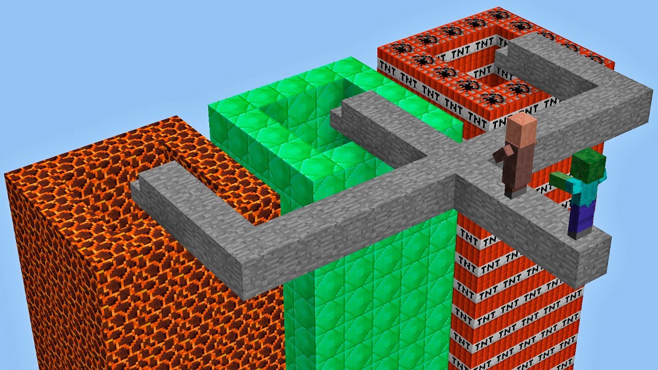 which pit will the villager choose ? - YouTube