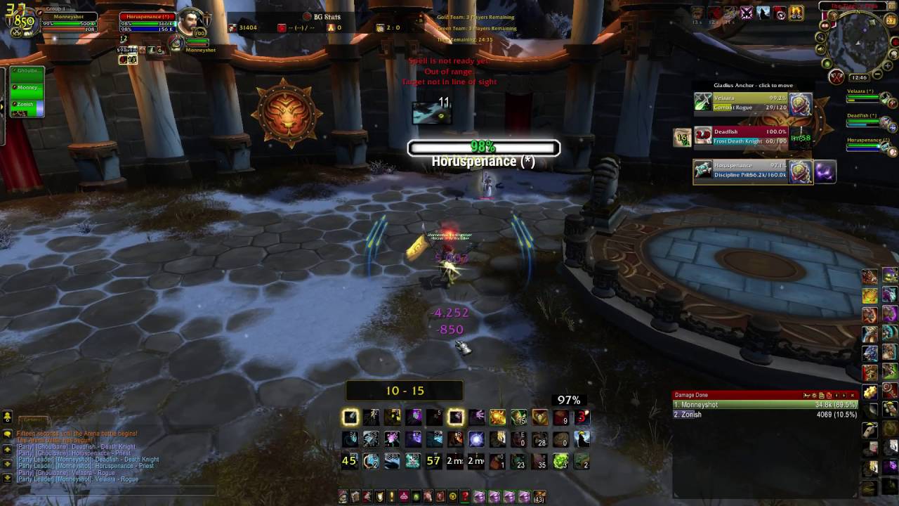 3v3 FamBam arena Monneyshot, Ghoulbane and Zonish for the win - YouTube