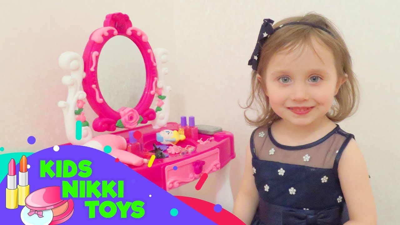 Nikki, Mirror and Scooby Doo | Kids Nikki Toys - YouTube
