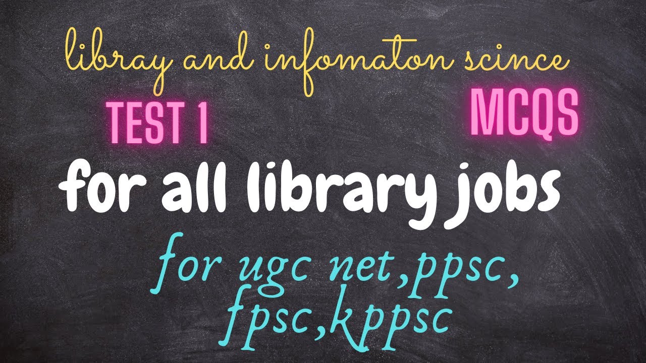 Library Science mcqs with Answers | Library Science Questions and ...