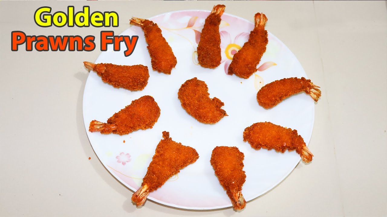 Crispy Golden Prawns Fish Fry | Easy Way Japanese Fried Shrimp/ Prawns ...