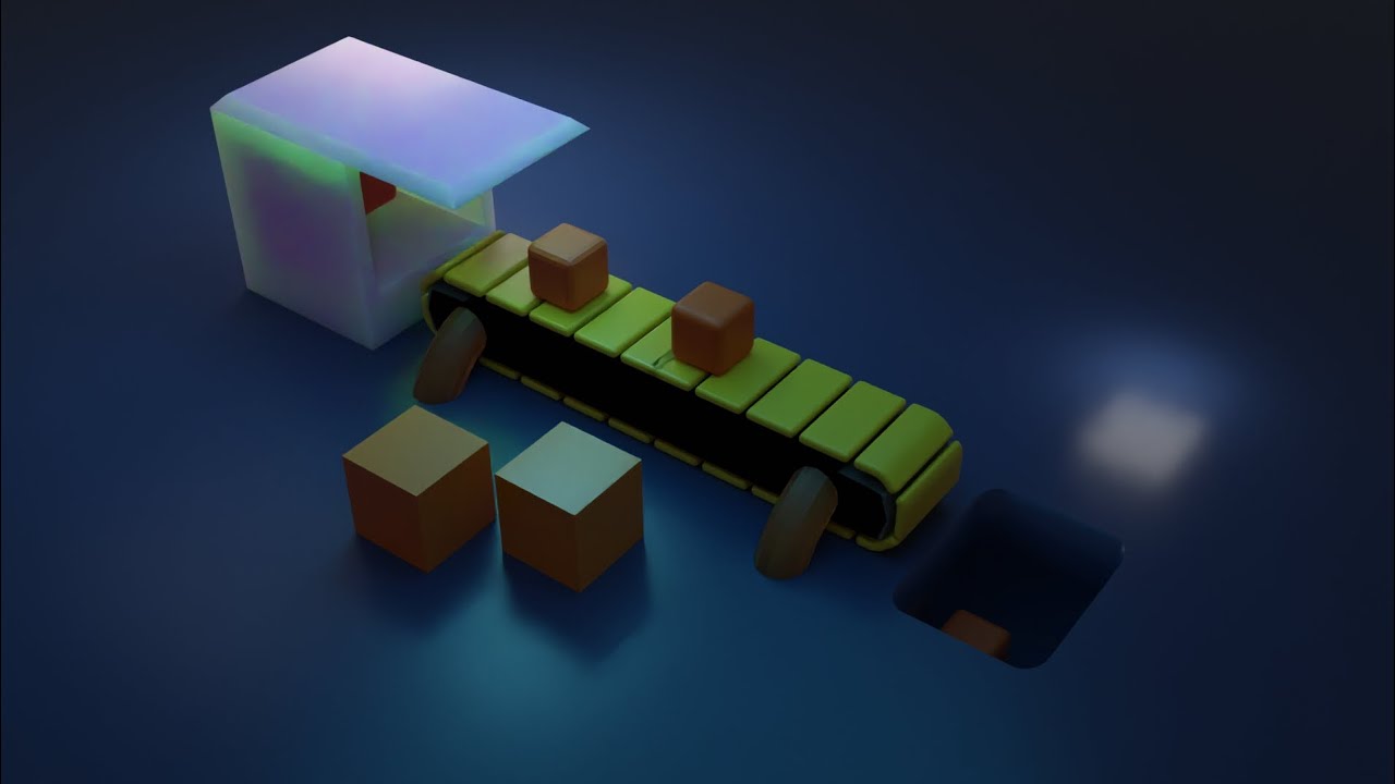 Roller Machine In Blender - YouTube