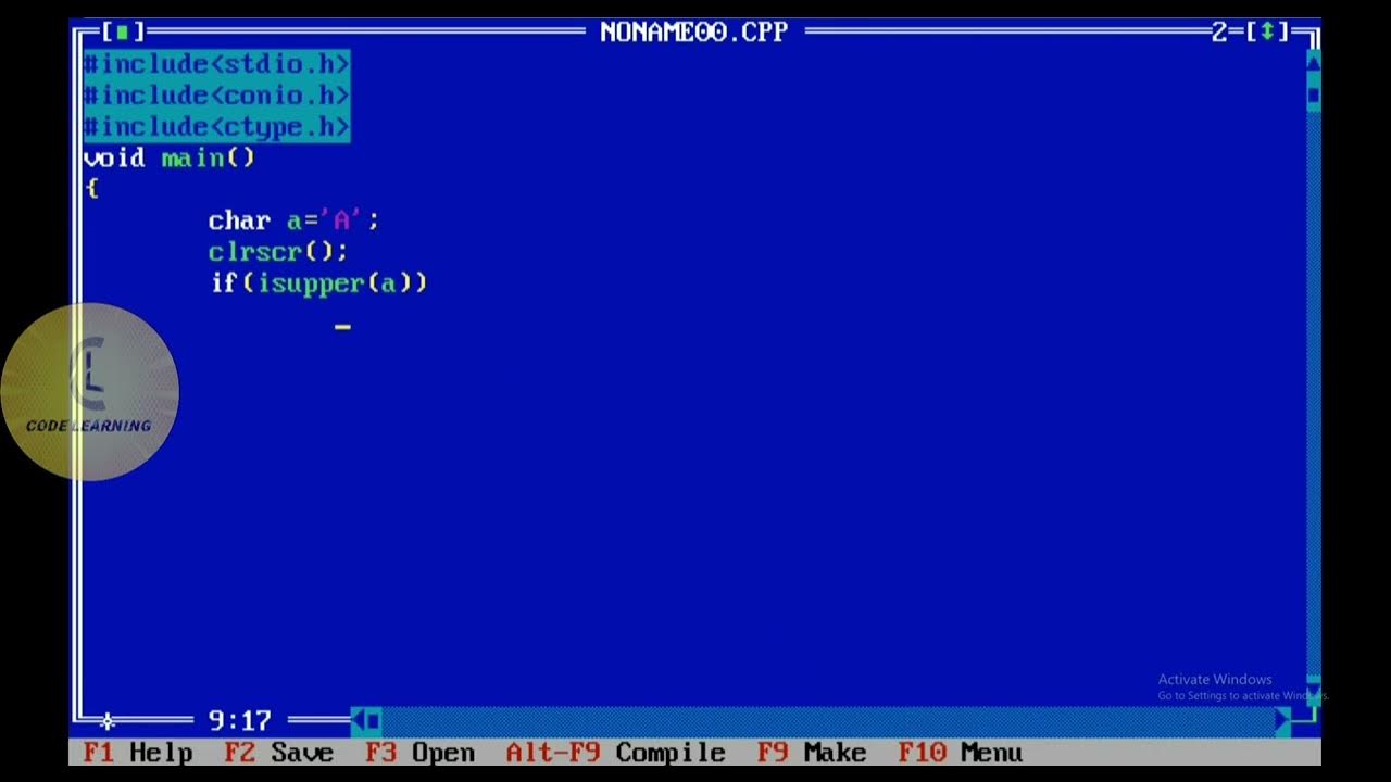C language | Ctype header file 'isupper()' | CodeLearning - YouTube