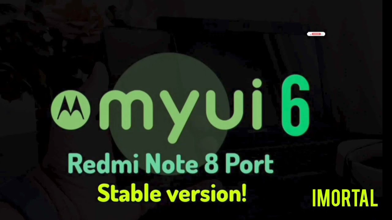 Myui 6 Port Rom, Redmi Note 8, Stable version! - YouTube