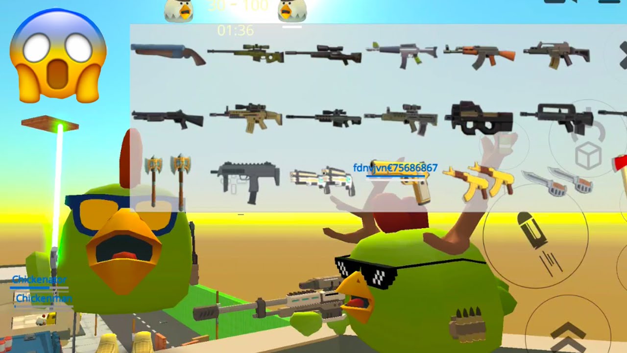 Chicken Gun Game || Pro VS Hacker || Town3 - Maps || Level # 1921 ...