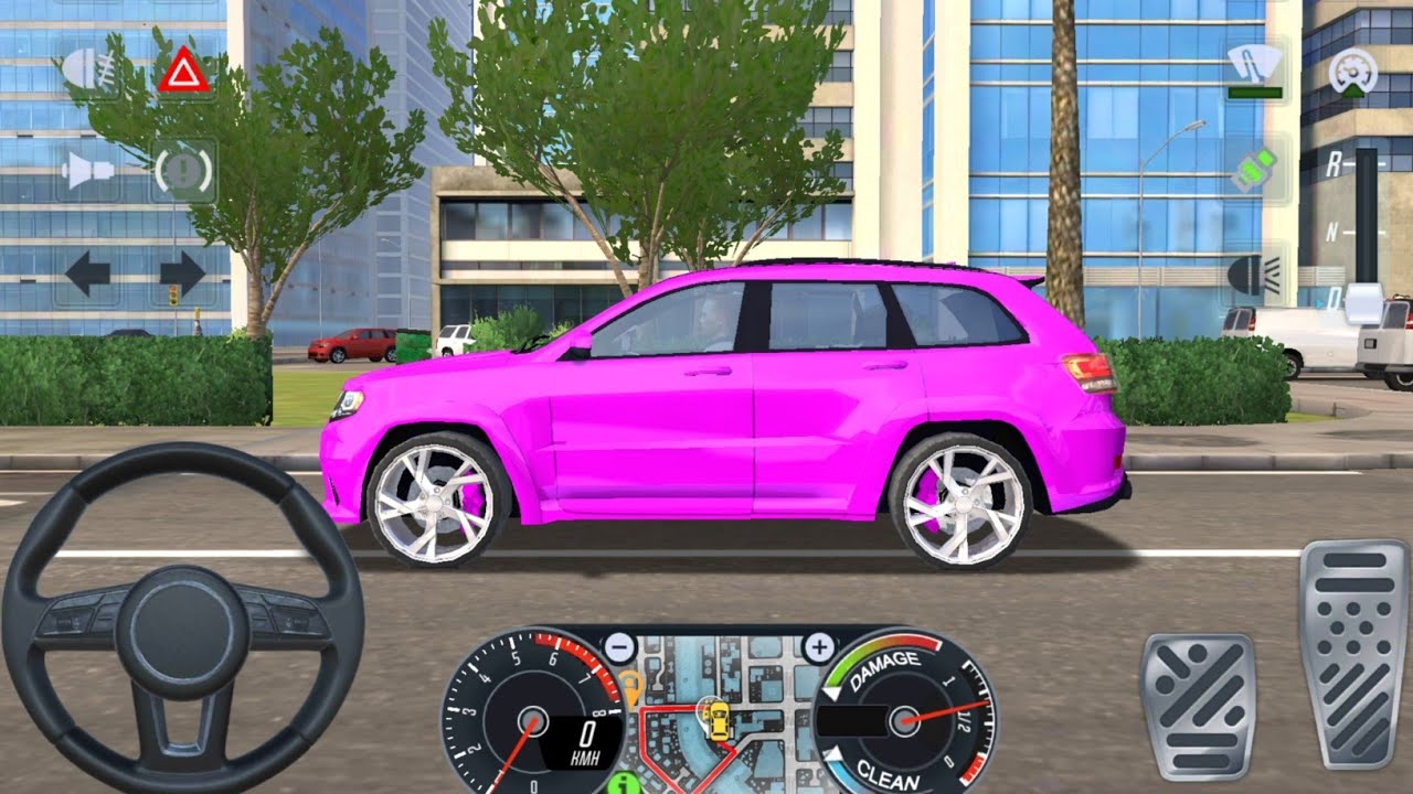 PURPLE JEEP GRAND CHEROKEE CAR DRIVING EVOLUTION🎮 - TAXI SIM 2022🚗 ...