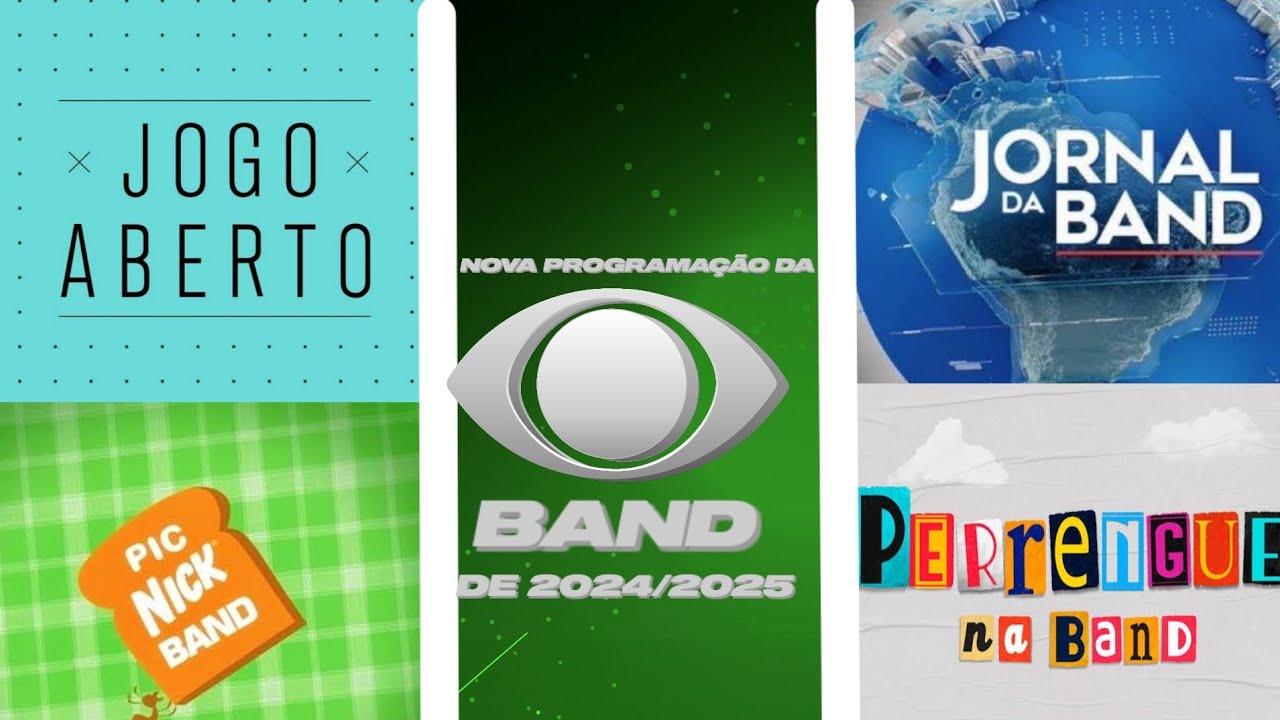 A Nova Programação Da Band (2024/2025)"SIMULAÇÃO" - YouTube