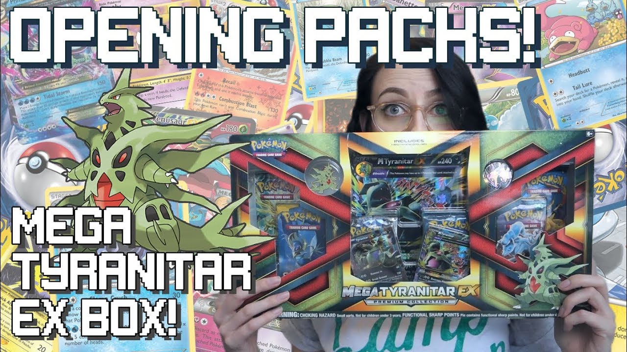 Opening Packs: Mega Tyranitar EX box! - YouTube