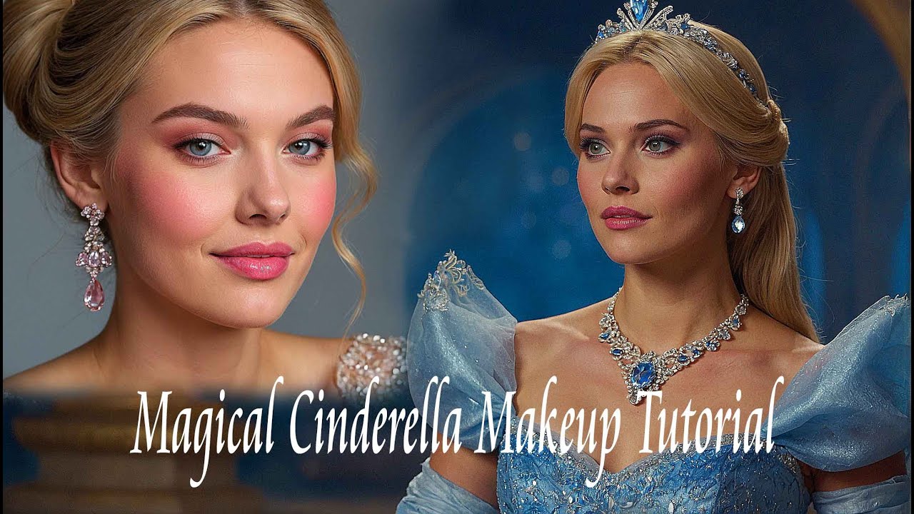 Magical Cinderella Makeup Tutorial - YouTube