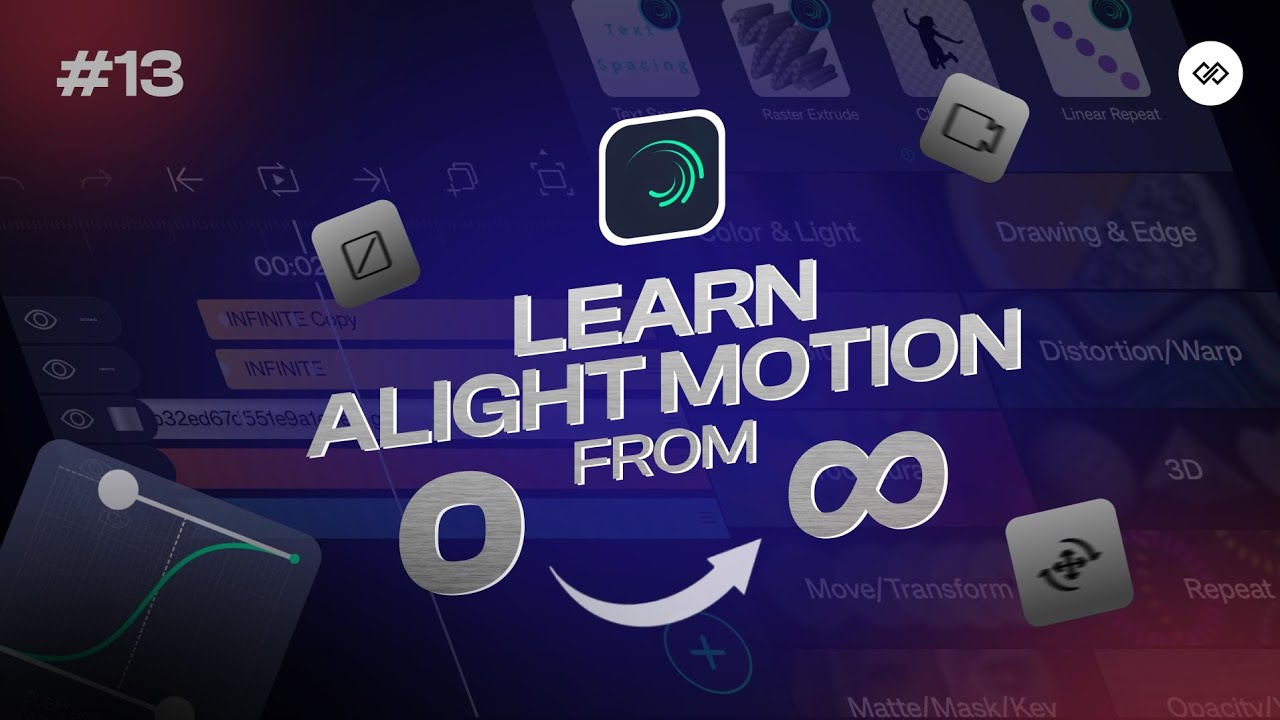 13. Procedural (effects) | Learn alight motion from zero to infinity ...