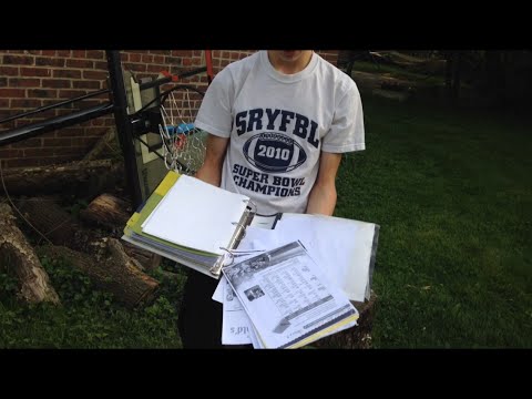 How to fix a blown up school binder - YouTube