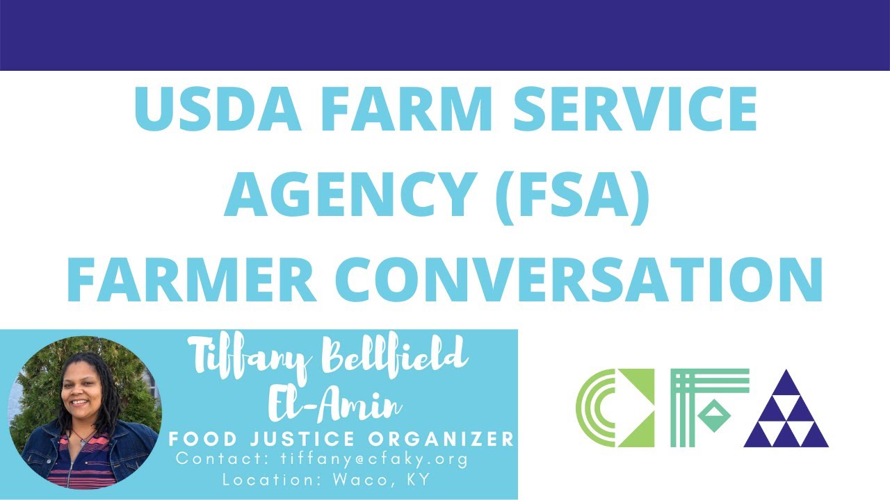 USDA Farm Service Agency (FSA) Farmer Conversation - YouTube