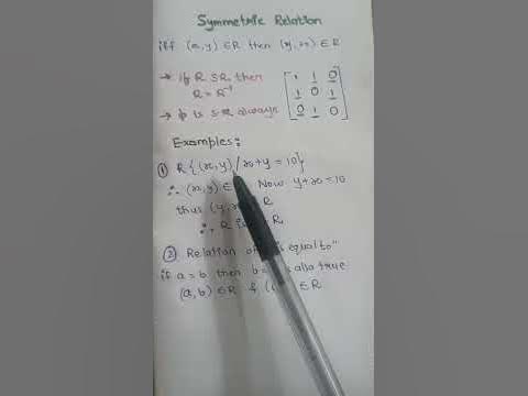 Computer Science | Discrete Mathematics | Symmetric Relation in Hindi - YouTube