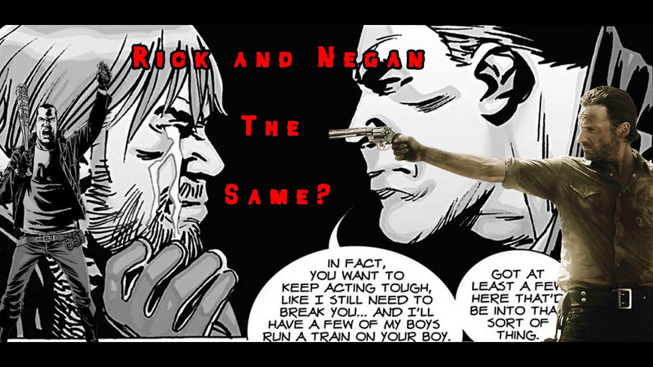 Rick Grimes Vs Negan Comic Versions Battles Comic Vine