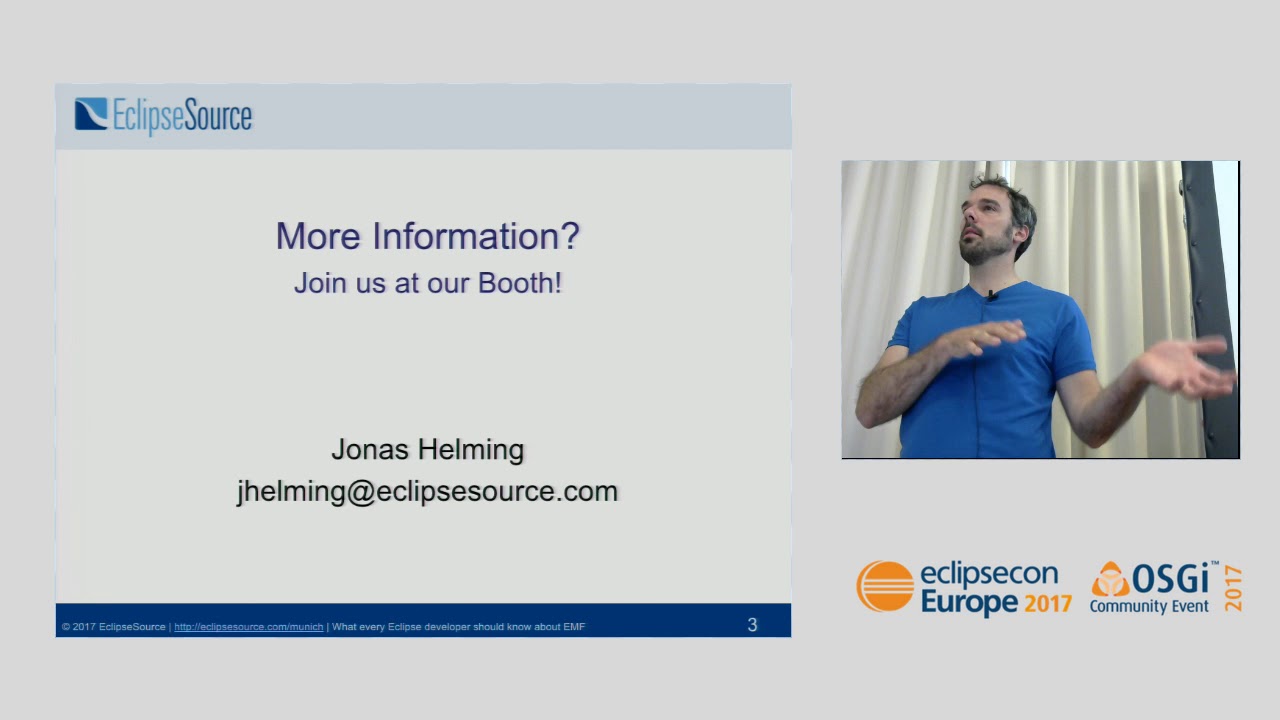 What every developer should know about EMF (sponsored by EclipseSource) (2/2) Q&A - YouTube