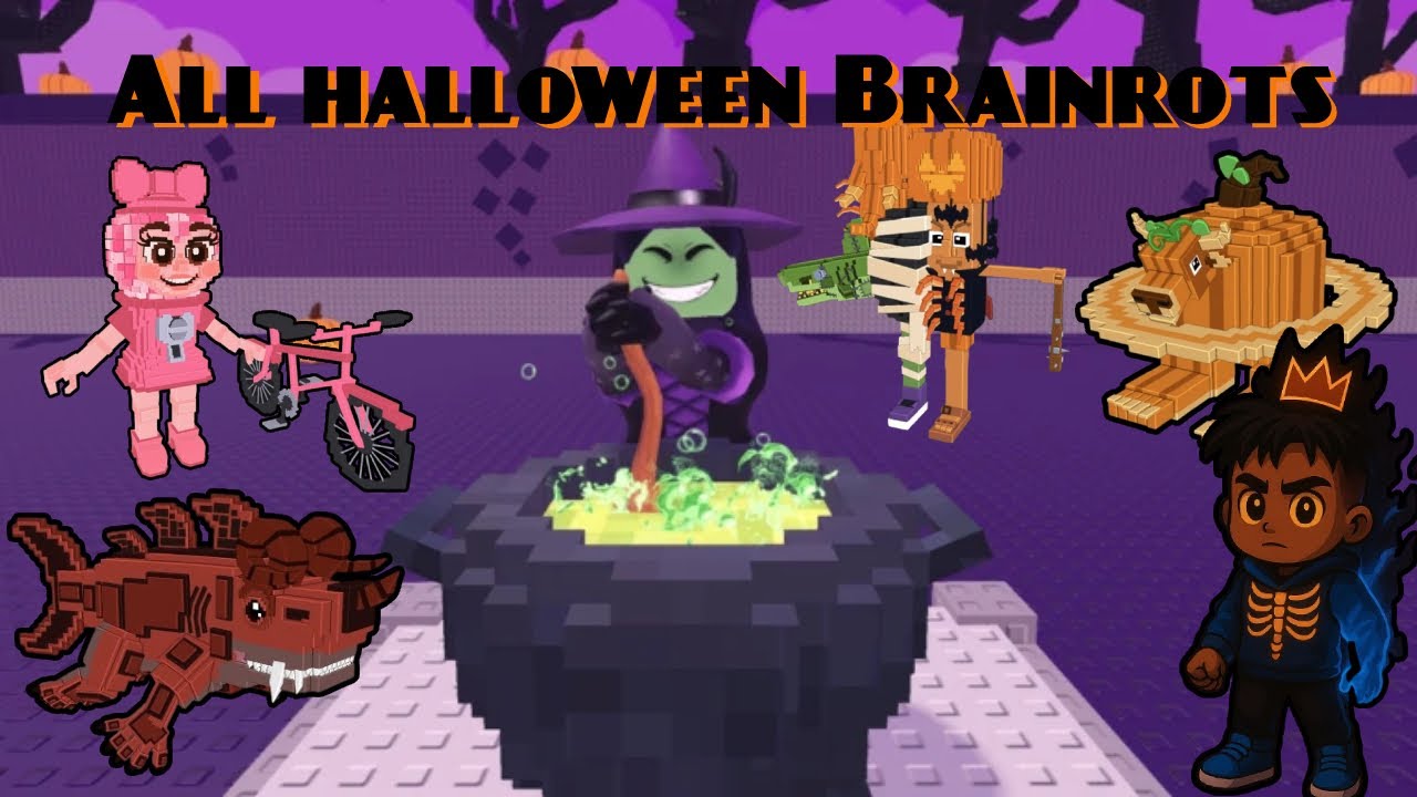 I Collected ALL of the new Halloween Brainrots in Steal a Brainrot ...