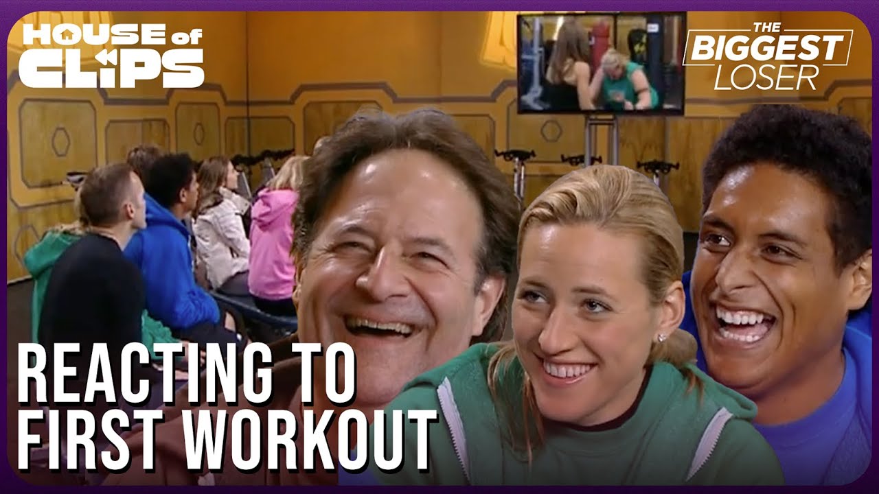 Reacting to First EVER Workout | The Biggest Loser - YouTube