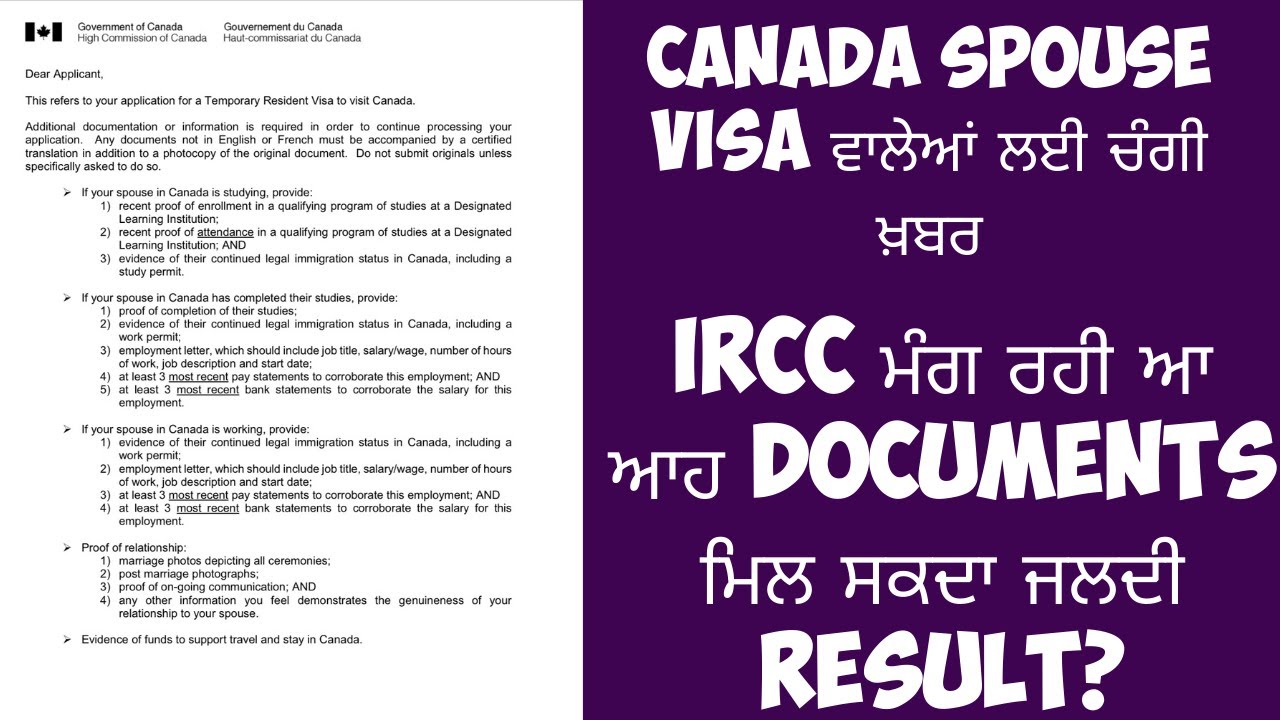 Is An Additional Document Request Positive Or Negative In Canada Spouse