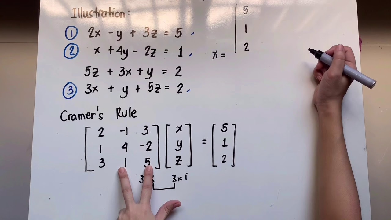 Solving System Of Linear Equations Cramer s Rule YouTube solving-system-of-linear-equations-cramer-s-rule-youtube