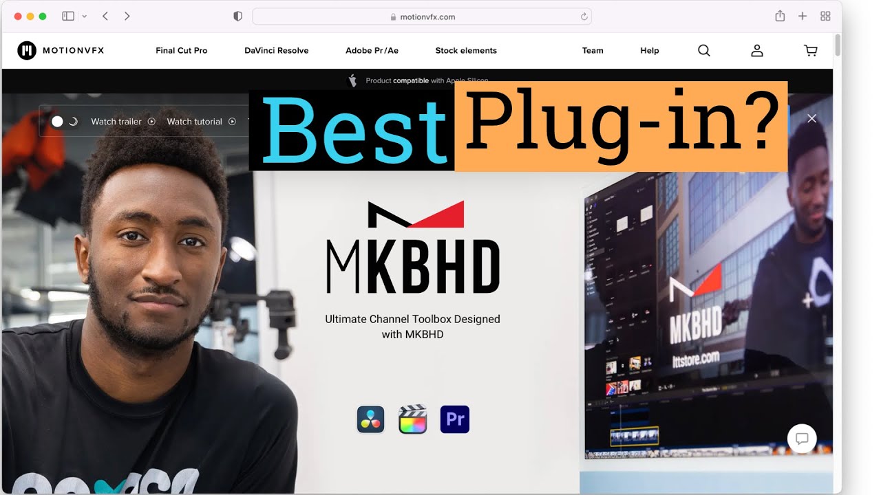 mKBHD - Ultimate Channel Toolbox Design Final Cut Pro X. MotionVFX - MKBHD Plug-in. AP Tech ...