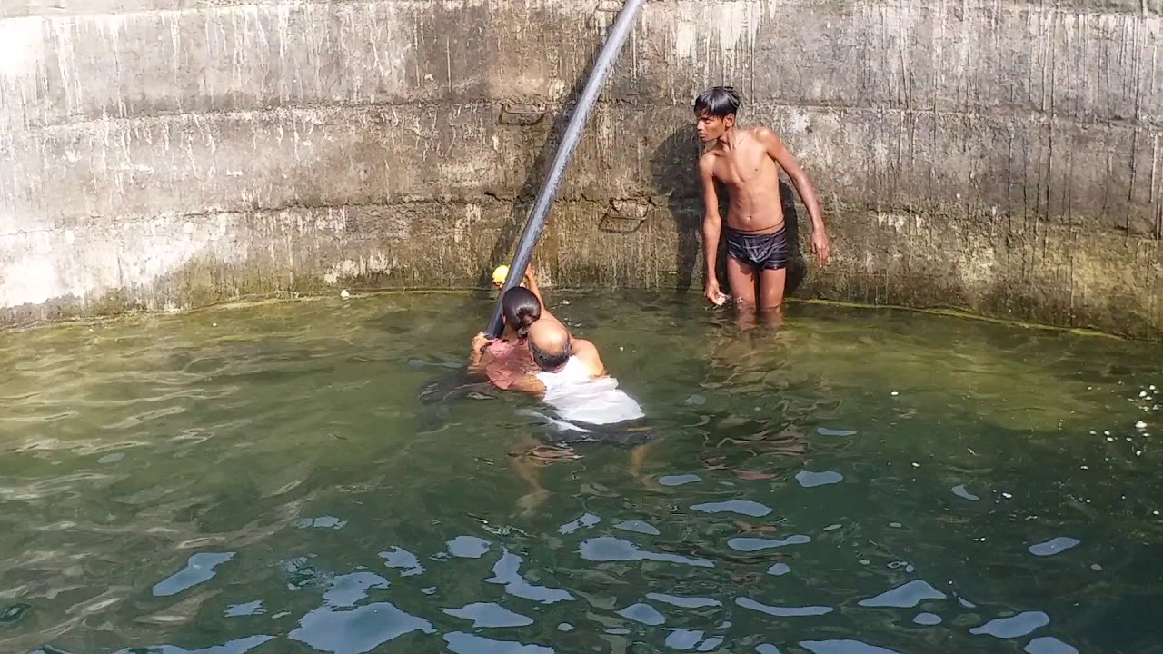 How to well swimming pool - YouTube