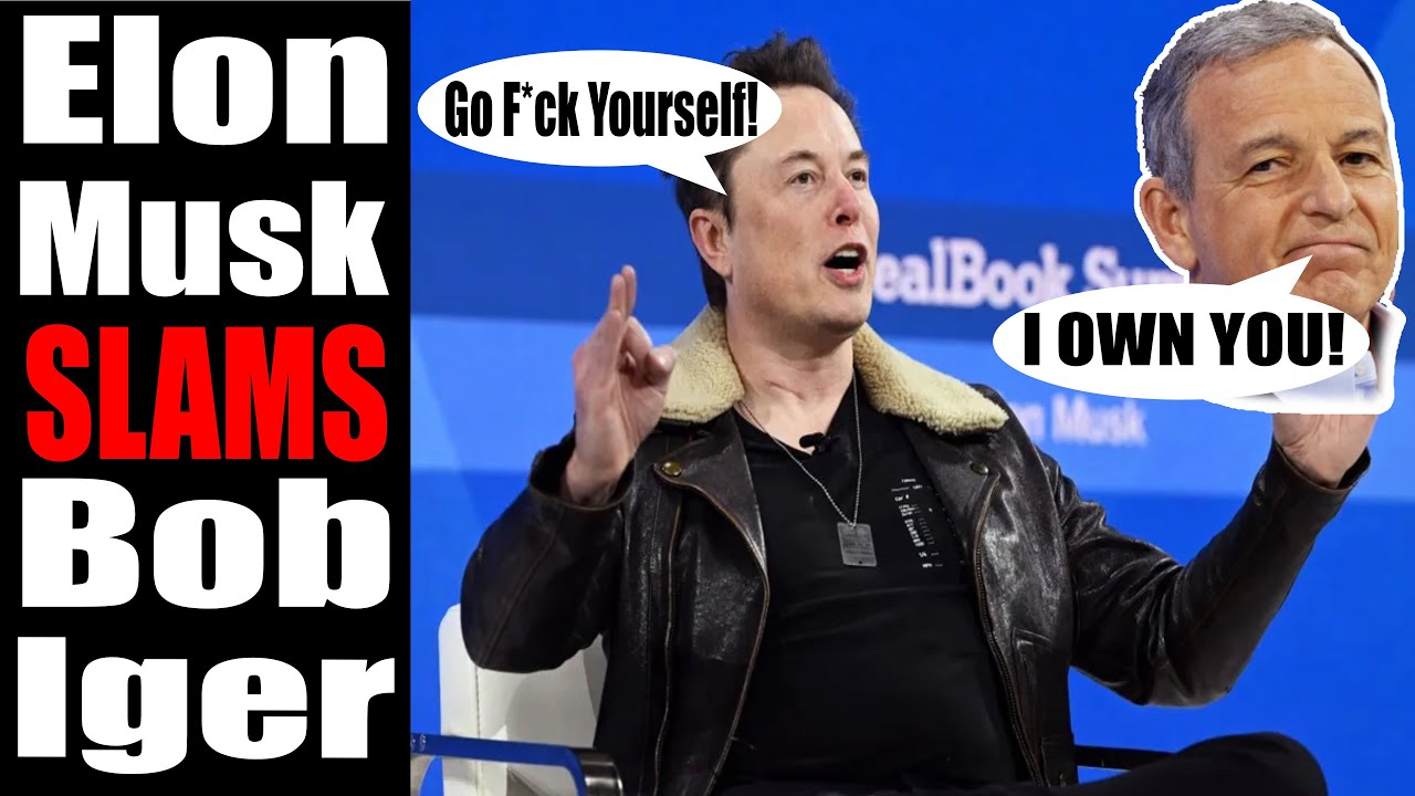 Elon Musk Gives W0KE Disney the FINGER! | Tells Bob Iger to Go F ...
