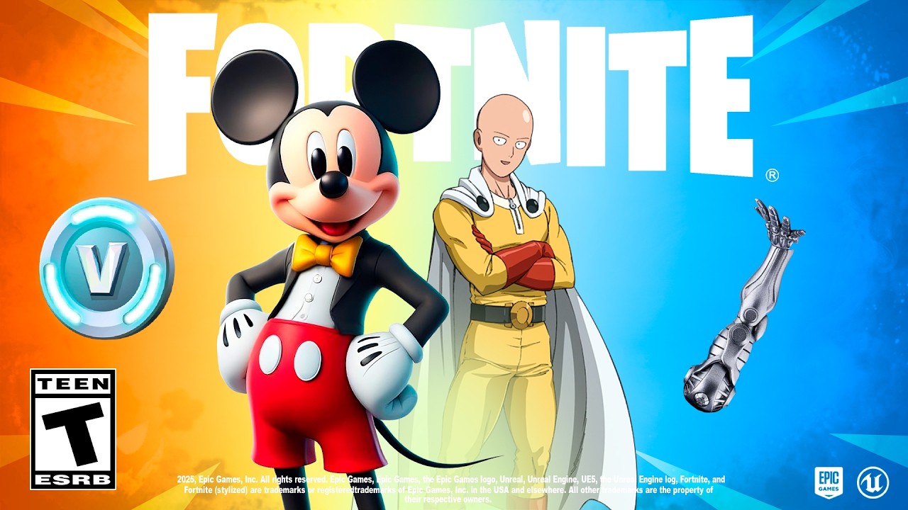 Fortnite's *NEW* Update! (Mickey Mouse, FREE Rewards, Collabs) - YouTube