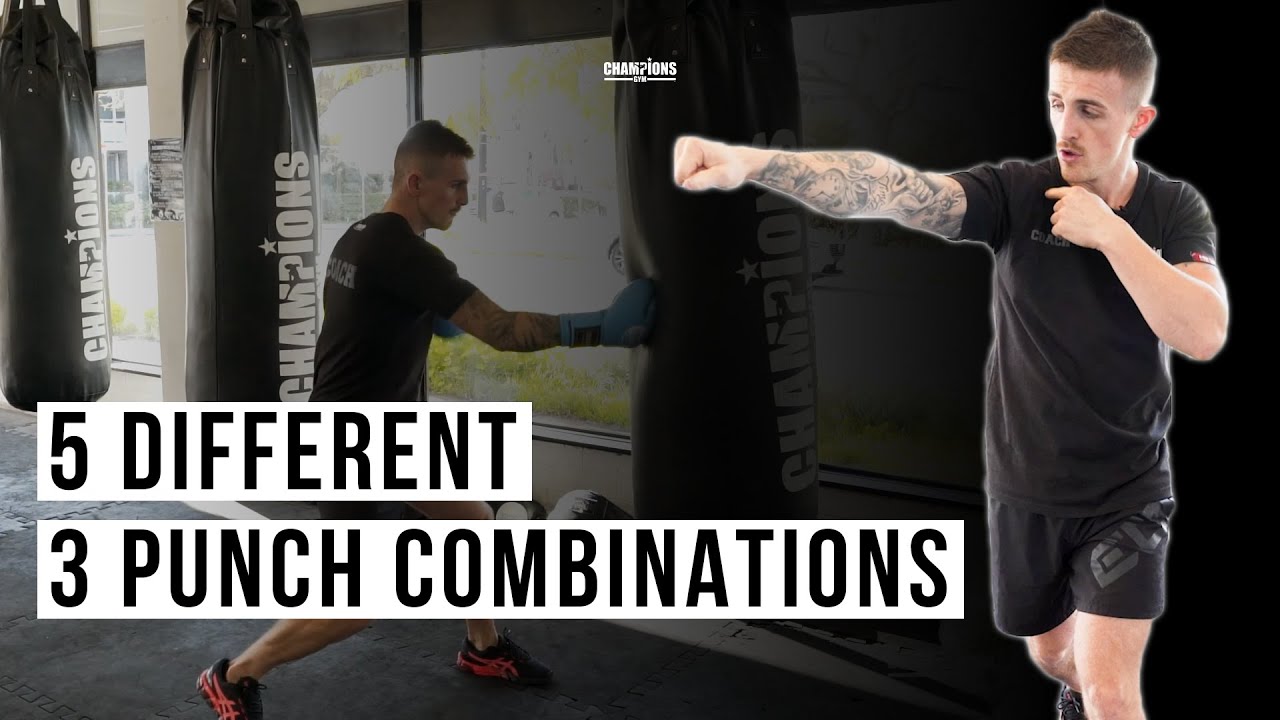 5 Different 3 Punch Combos - YouTube