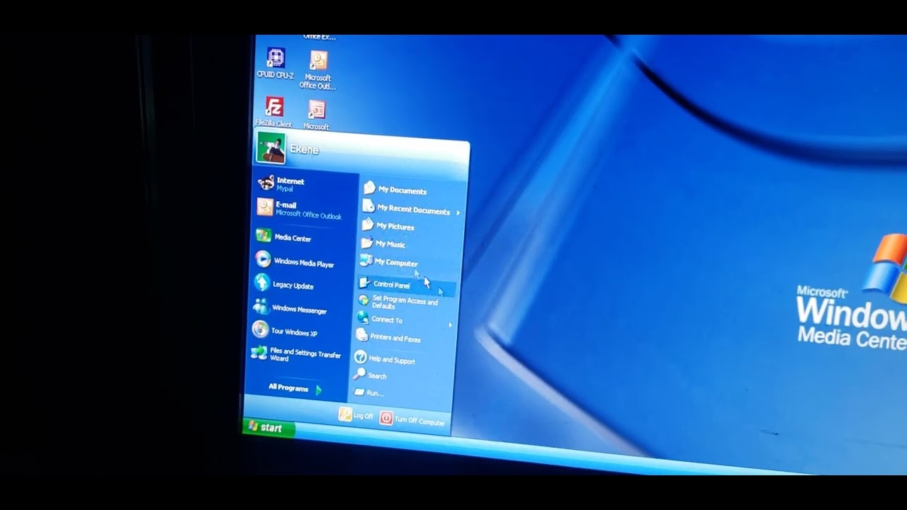 2006 Custom Built Computer running Windows XP Media Center Edition 2005 ...