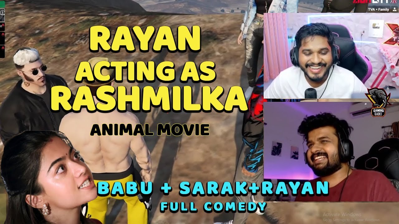 Rayan As Rashmika BABU SARAK COMBO#eaglegaming #txagamingyt #blindrebel ...