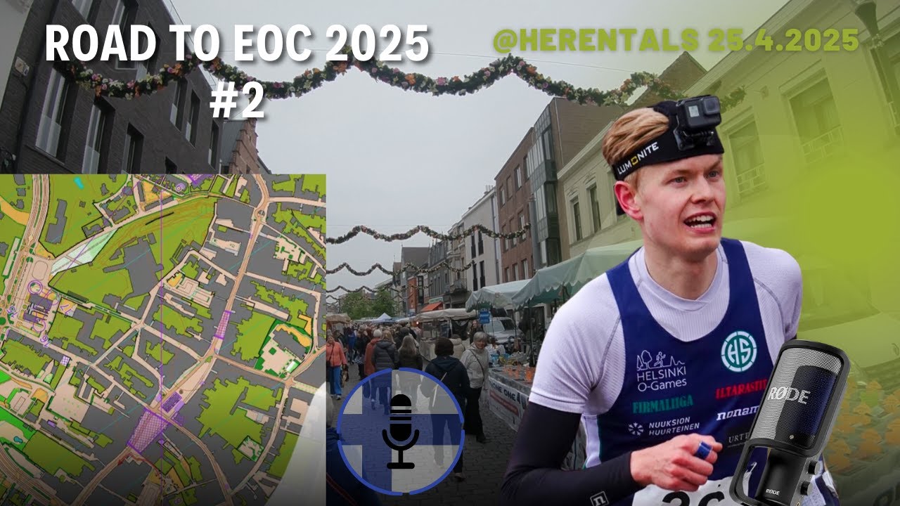 EOC 2025 -treeni Herentals, Belgia | Sprinttisuunnistus selostuksella ...