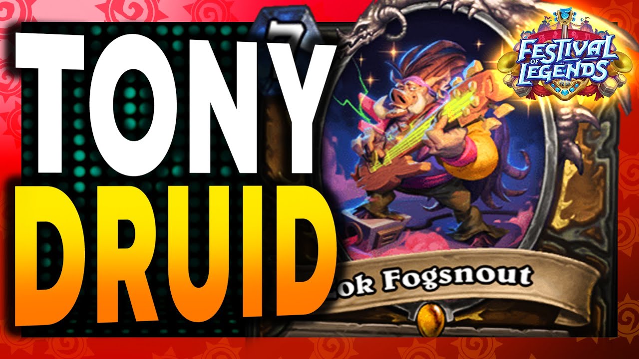 Tony Ramp Druid Stream - Festival Legends - Hearthstone - YouTube
