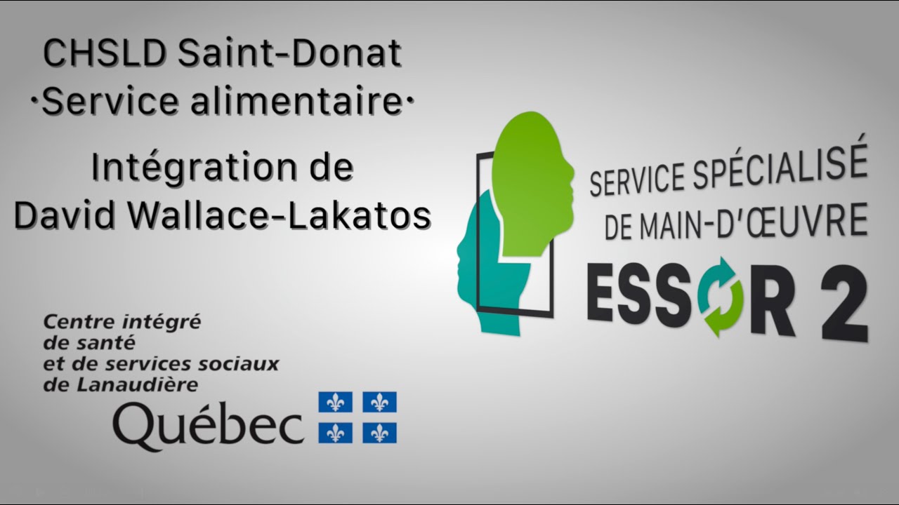 CHSLD Saint-Donal intégration de David Wallace-Lakatos - YouTube