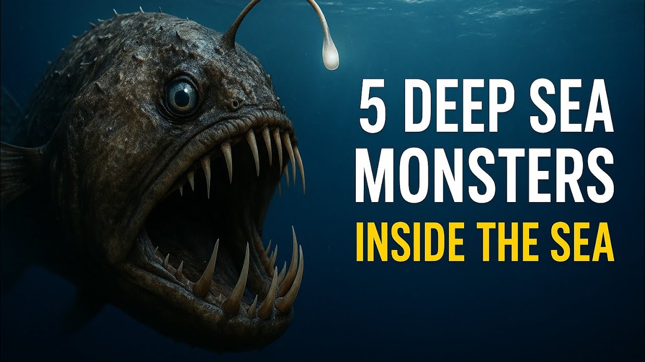 5 Deep Sea Monsters You Were Never Meant to See | Wobbegong and Red Hand Fish | Mysterios Sea ...