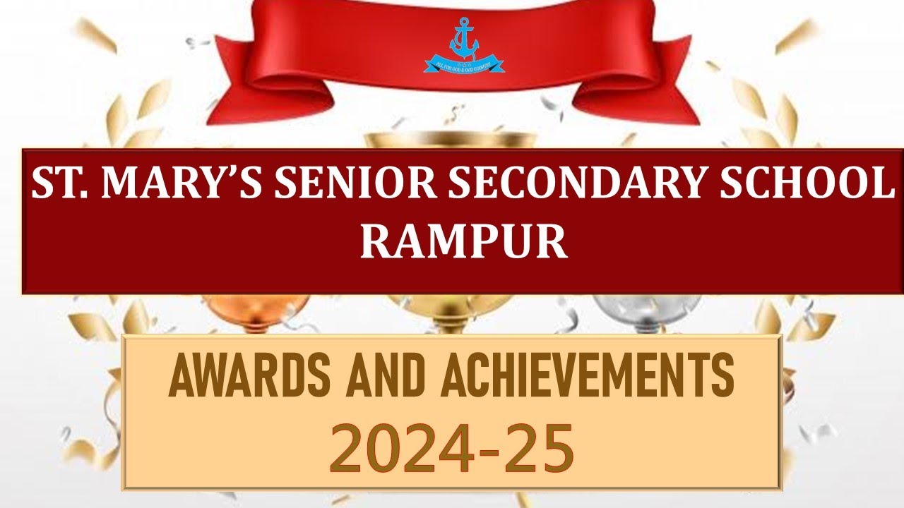 Intra-School Competition Winners (Classes 6 to 8) | St. Mary's Senior ...