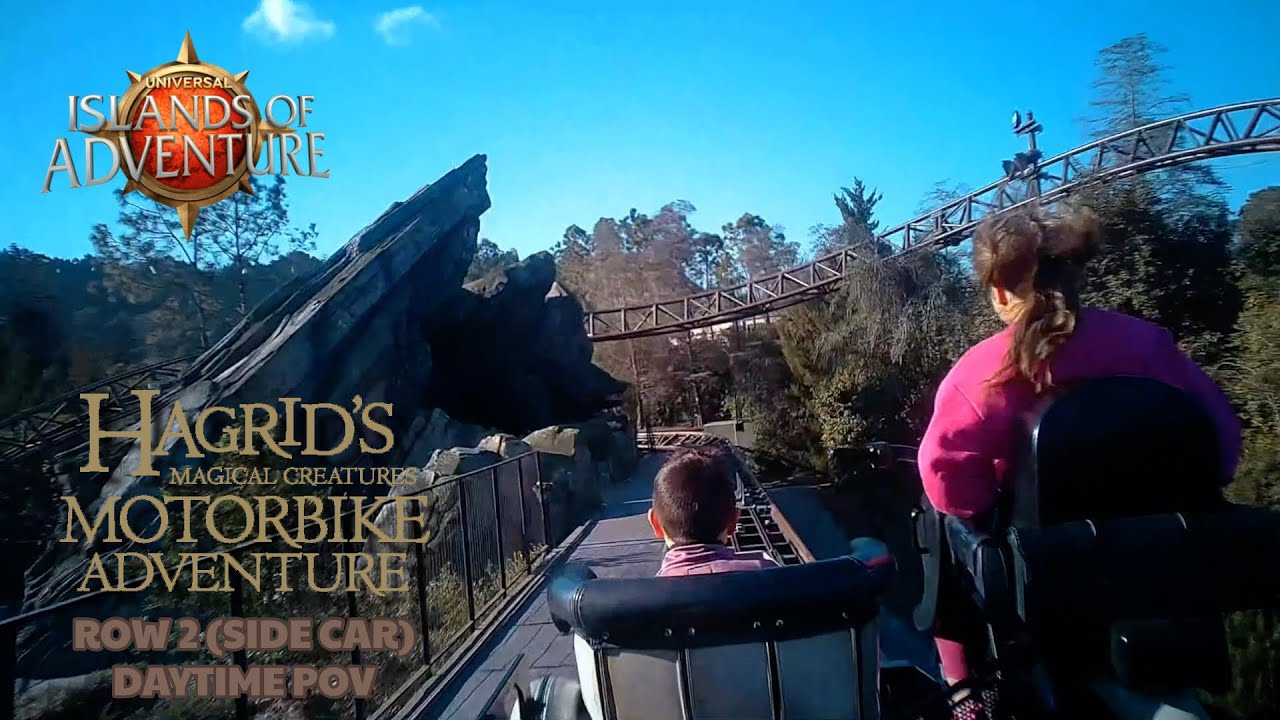 Hagrid's Motorbike Adventure Row 2 (Side Car) Daytime POV - Universal ...
