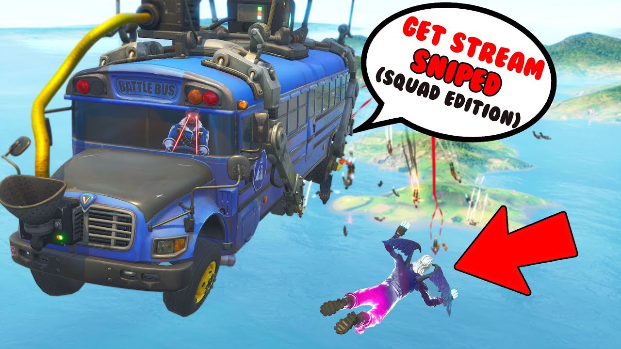 Stream sniping without a stream... SQUAD EDITION - YouTube