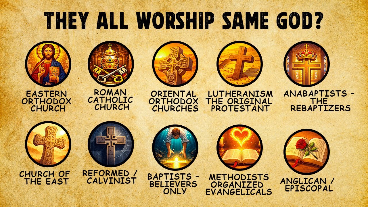 Every Christian Denomination Explained in 35 Minutes - YouTube