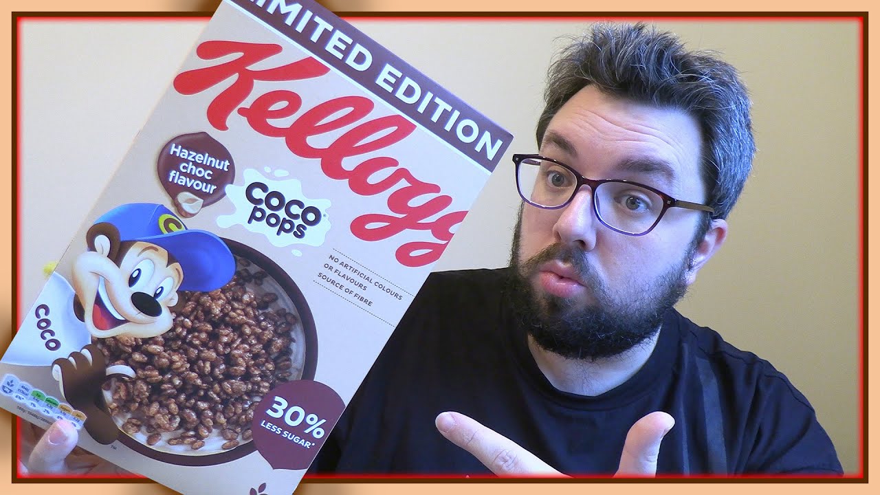 Kellogg's Coco Pops Hazelnut Choc Review - YouTube