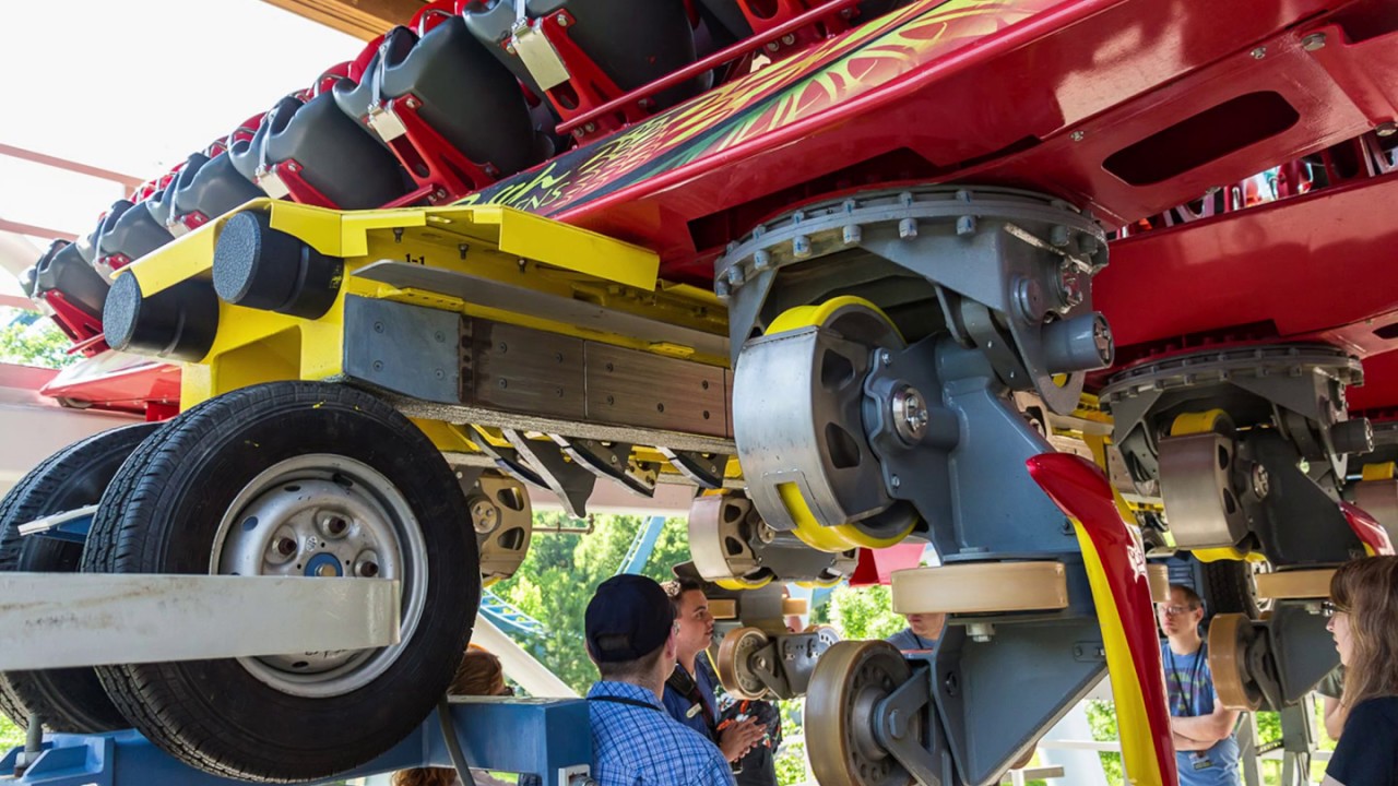 Griffon coaster - Behind the scenes tour of Busch Gardens Williamsburg ...