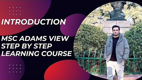 MSC Adams View step by step learning - YouTube