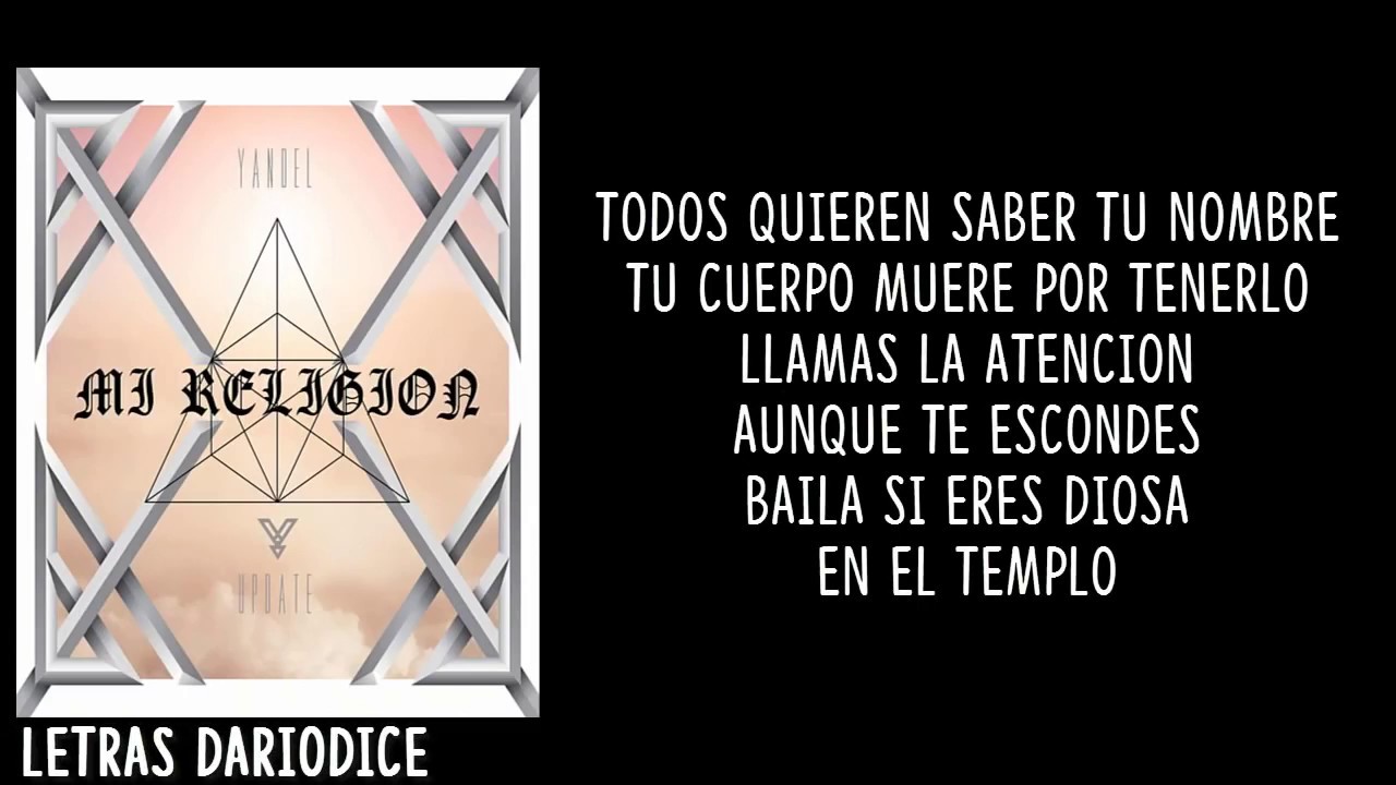 Yandel - mi religión ( LETRA ) - YouTube