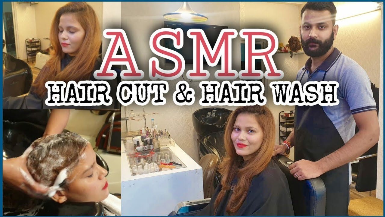 ASMR Hair Cut ️ HAIR WASH & Full make over by Indian Barber Himanshu to ...